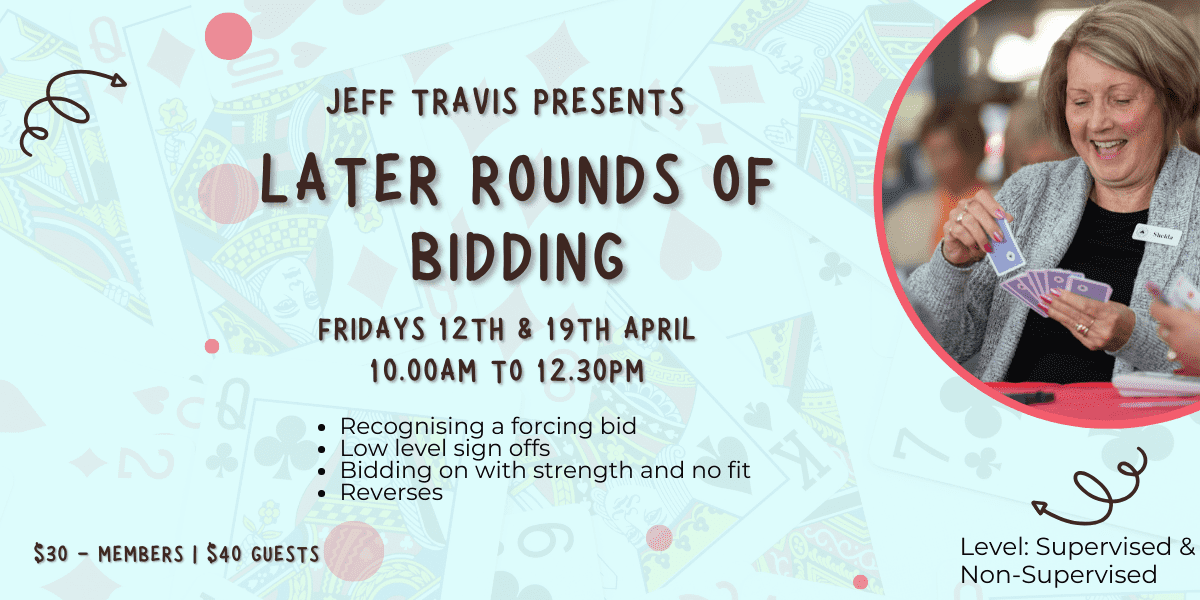 Later Rounds of Bidding - SA Bridge Association