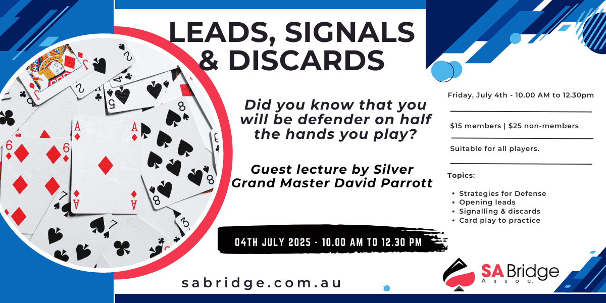 Leads & Signals – SA Bridge Association